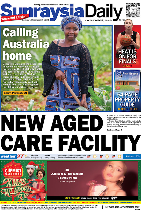 Sunraysia Daily - Saturday, December 2, 2023