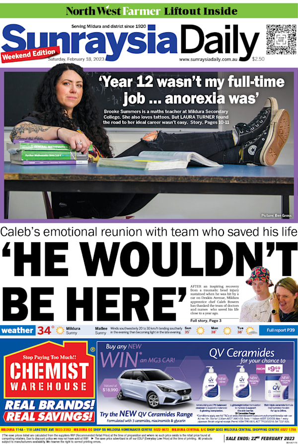 Sunraysia Daily - Saturday, February 18, 2023