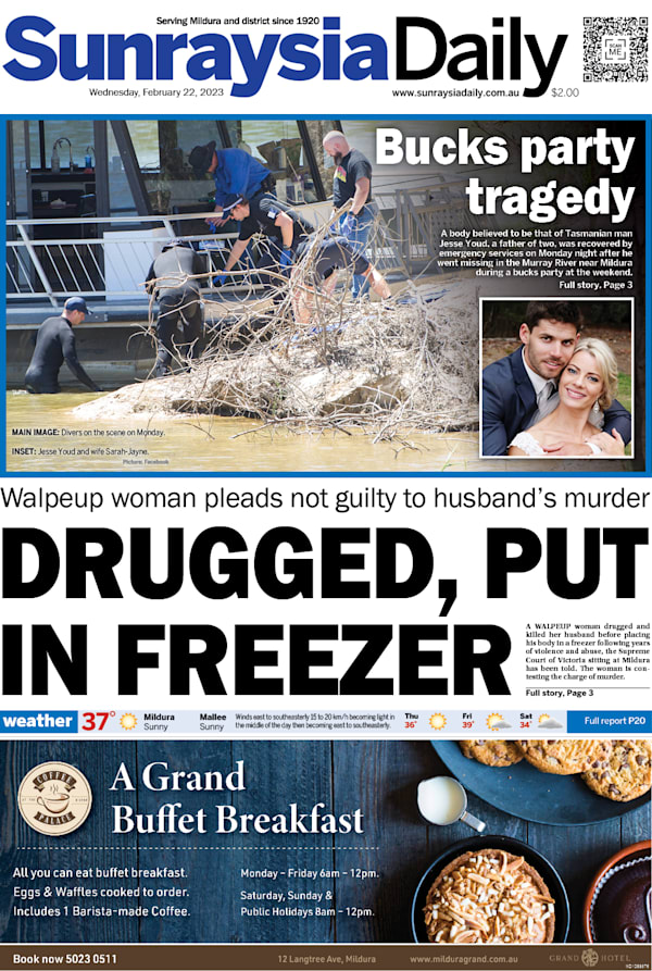 Sunraysia Daily - Wednesday, February 22, 2023