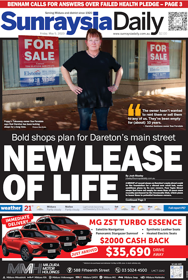 Sunraysia Daily - Friday, May 5, 2023