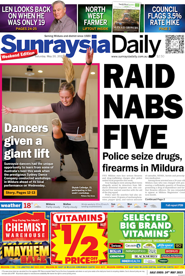 Sunraysia Daily - Saturday, May 20, 2023