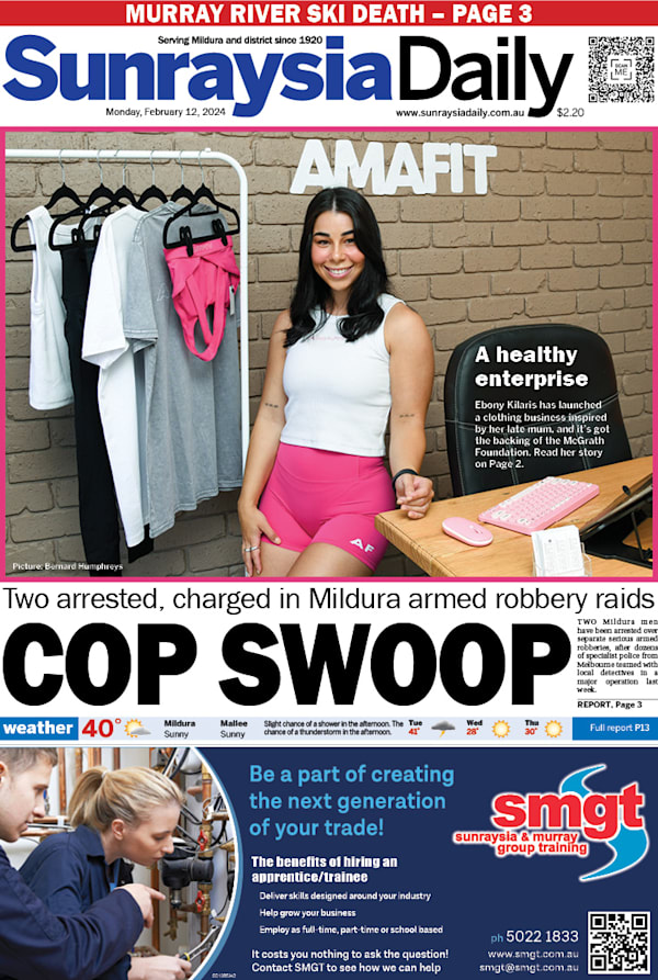 Sunraysia Daily - Monday, February 12, 2024