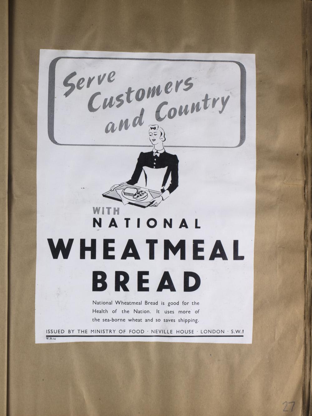 Serve customers and country with National Wheatmeal Bread | History Commons
