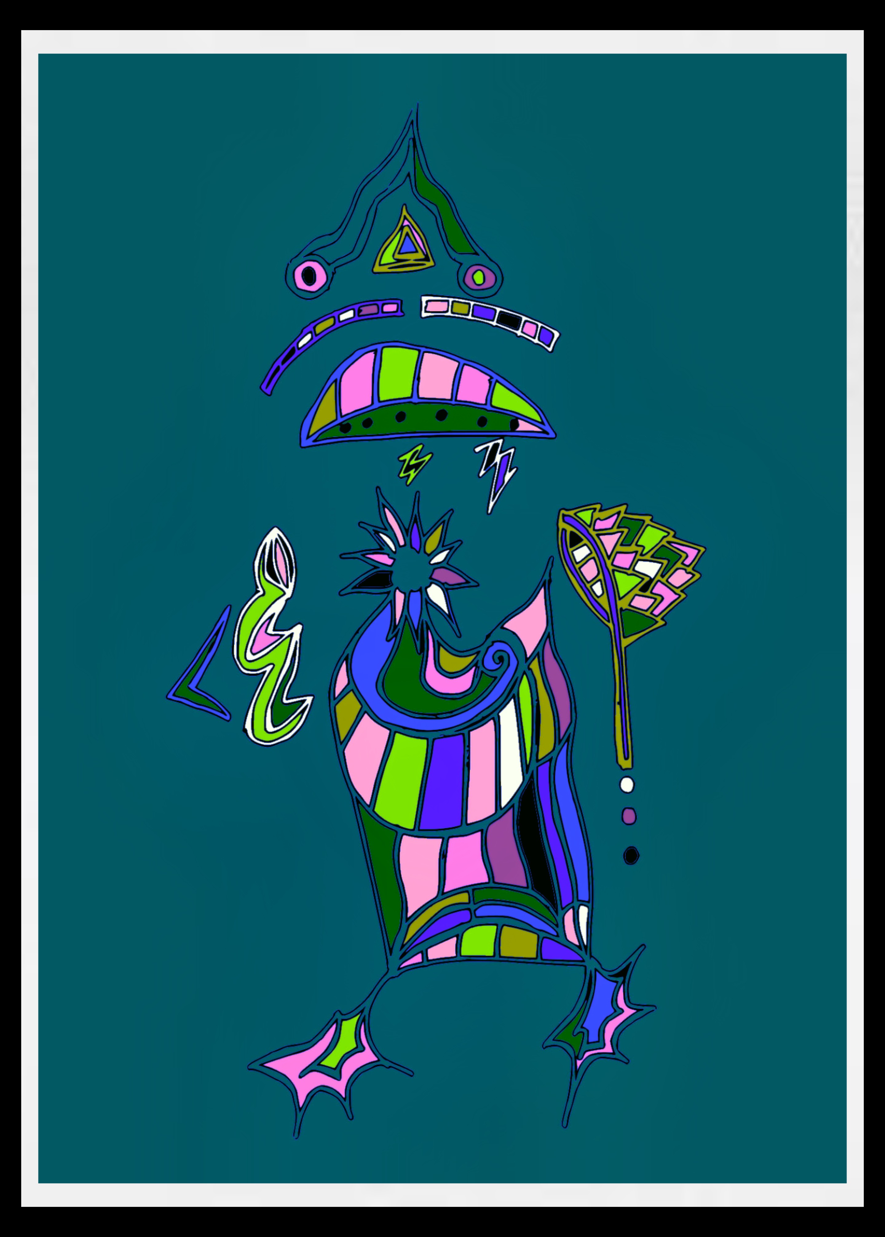 glowing_finger design | Coinbase NFT