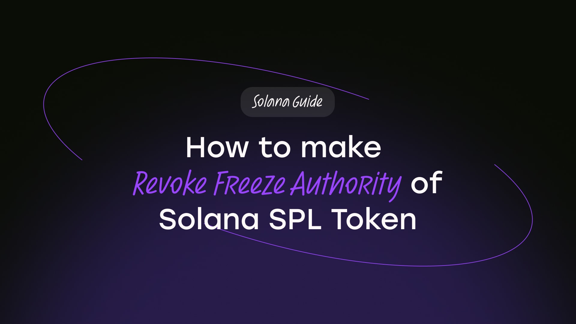 How to make Revoke Freeze Authority of Solana SPL Token | CoinFactory