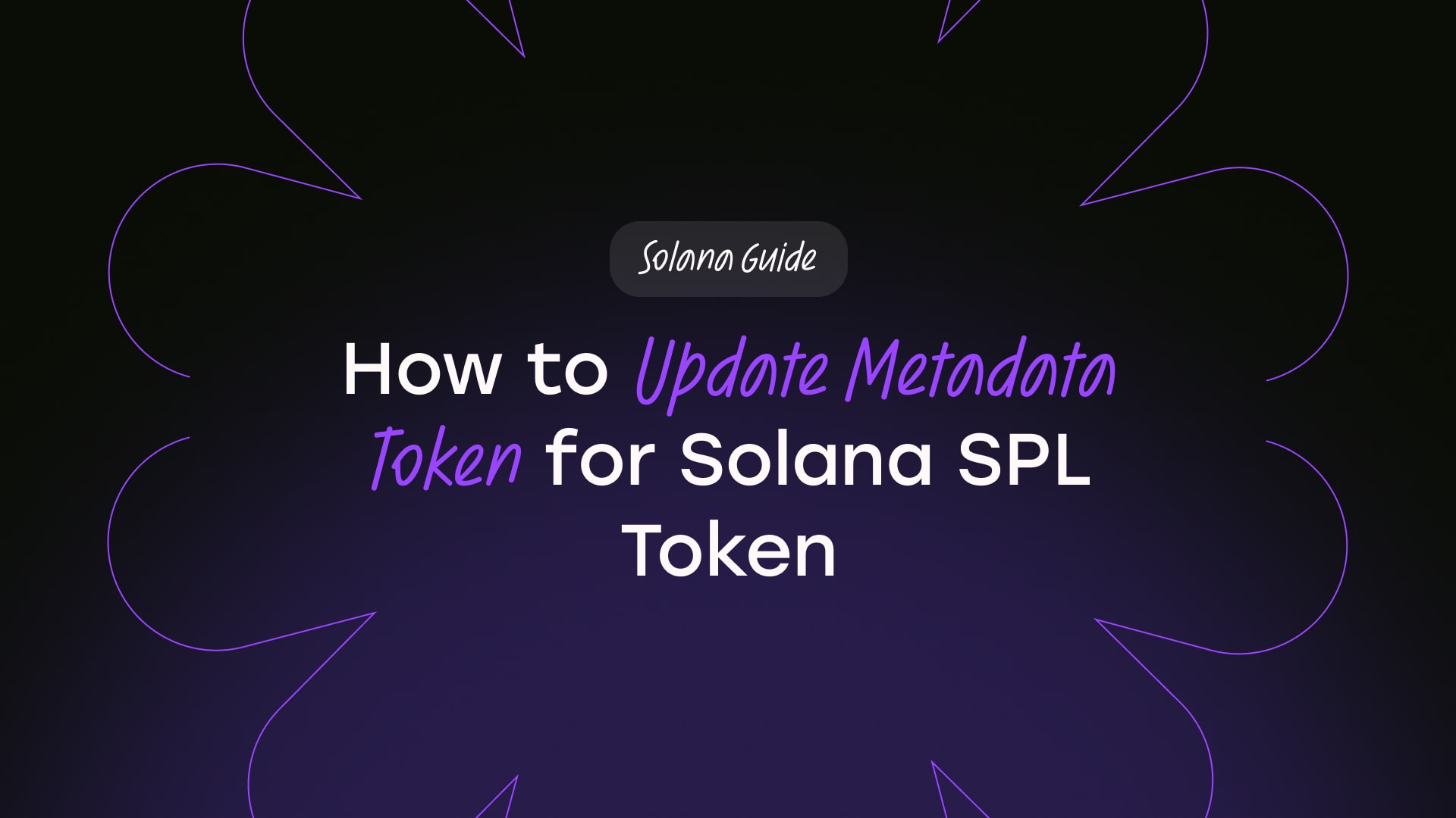 How to Update Metadata Token for Solana SPL Token | CoinFactory