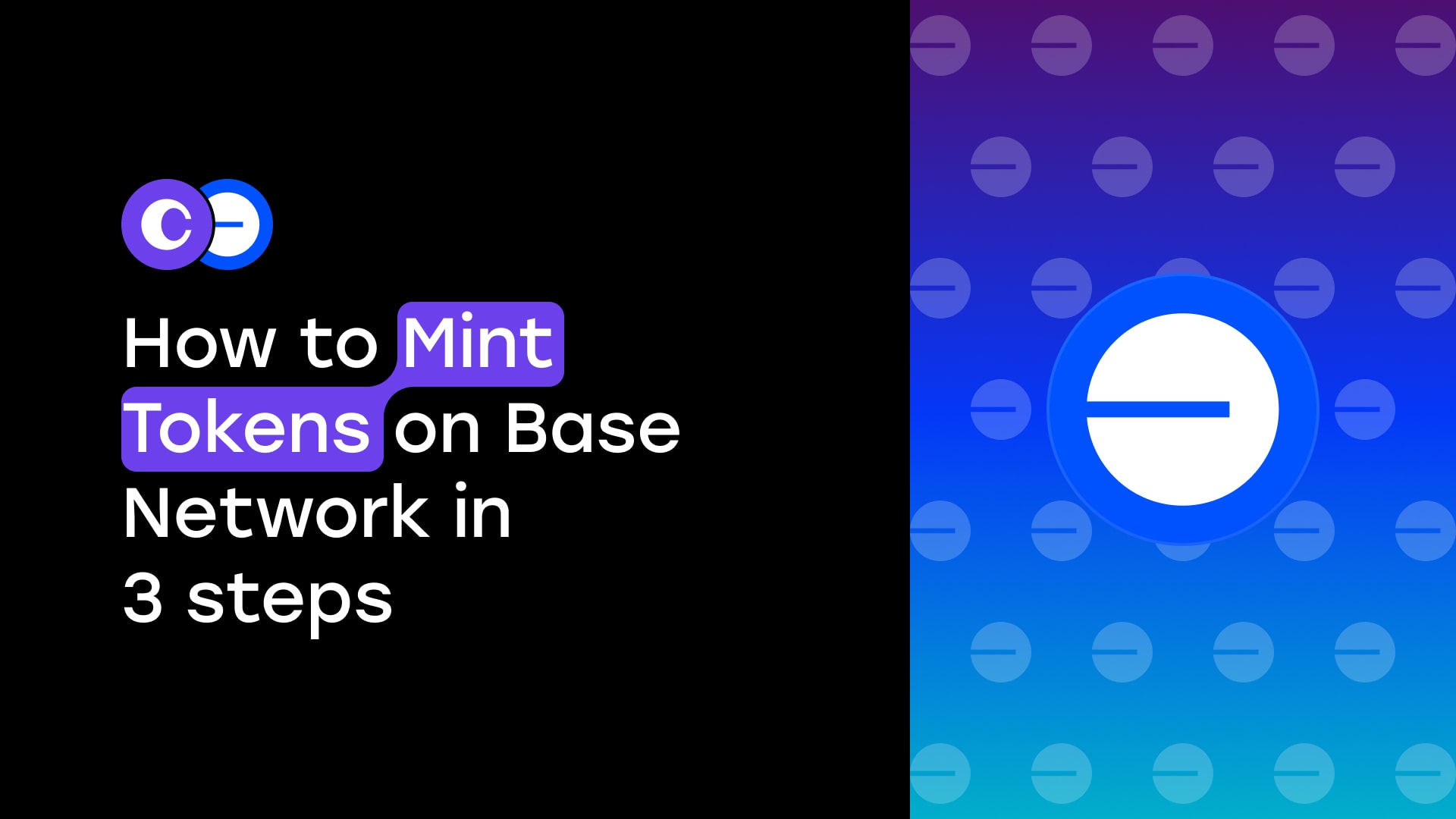 How to Mint Tokens on Base Network in 3 steps | CoinFactory