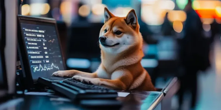 doge on computer