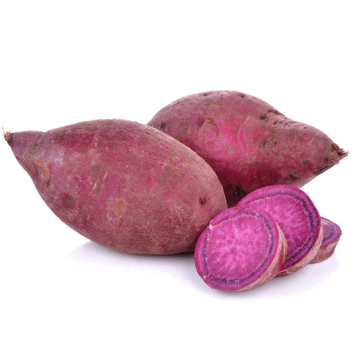 Batata Doce Roxa – pct 500g (com a polpa roxa) – Comadre Fulozinha