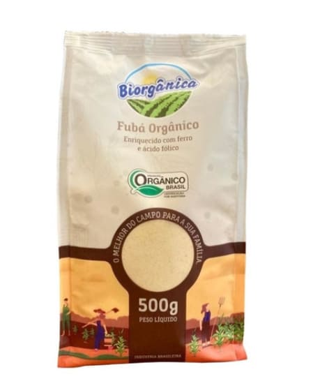 Fubá Organico (farinha de milho) – 500g – Comadre Fulozinha