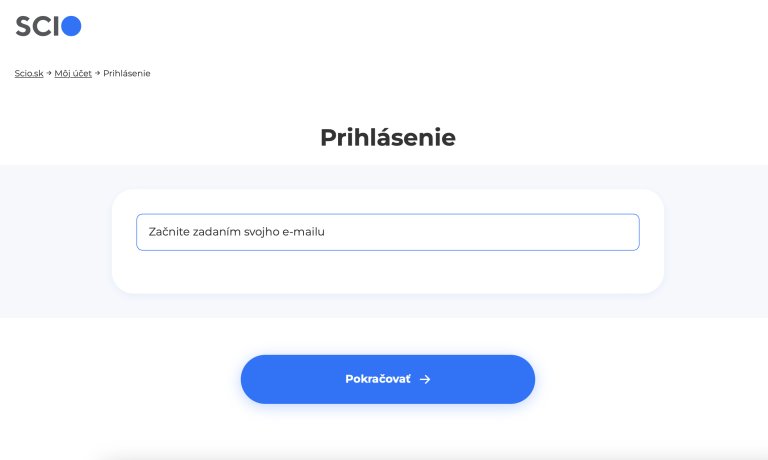SCIO тесты. Регистрация - Come Study