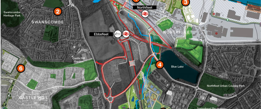 Look Back At Ebbsfleet Central with Commonplace