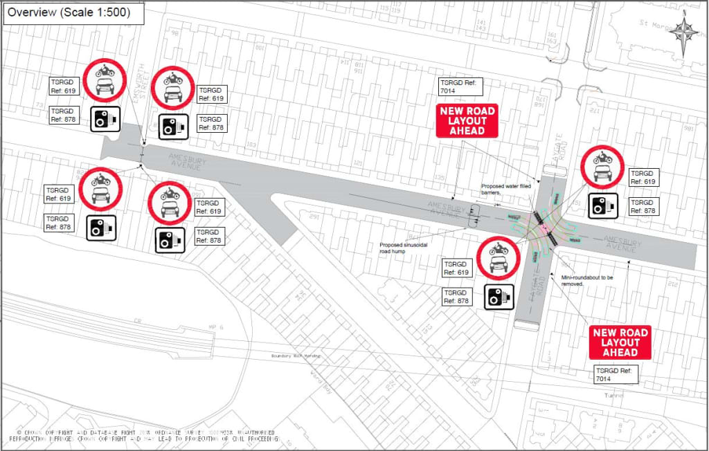 Look Back at - - Streatham Hill LTN Map