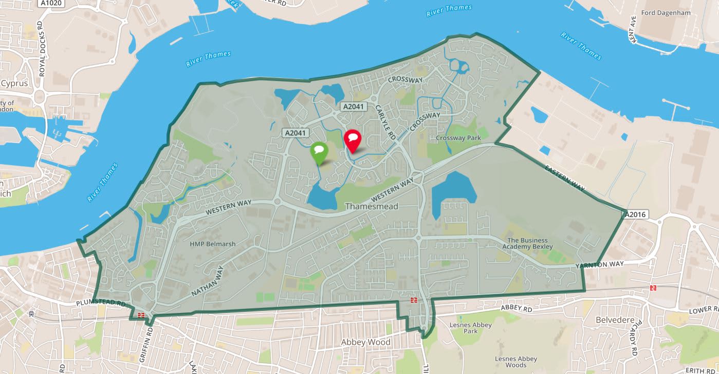 Keep in Touch with Latest News - Thamesmead And Abbey Wood Map ...
