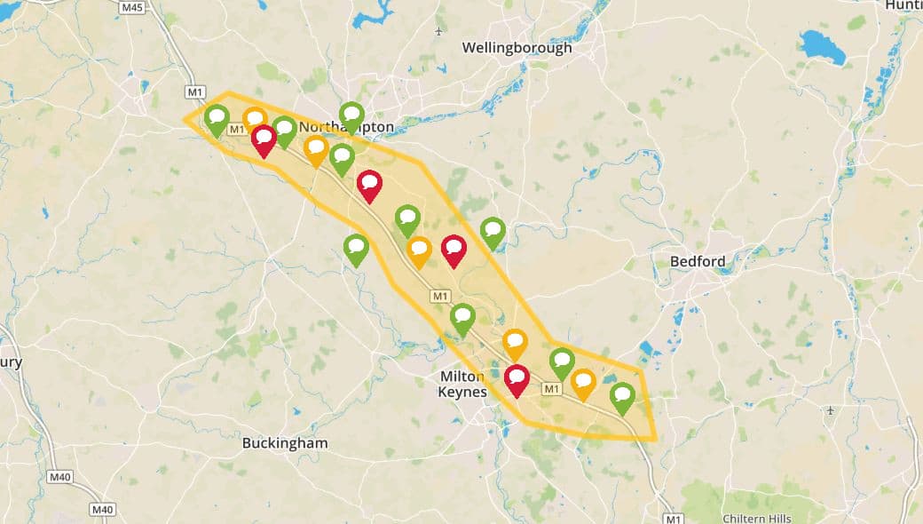Community Forum - M1 J13-16 Smart Motorway - Commonplace