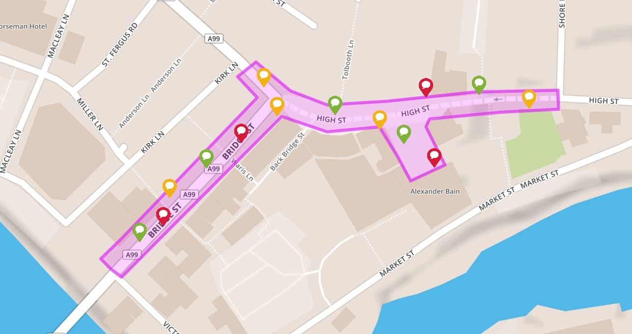 Community Forum - Wick Map (Streets For All) - Commonplace