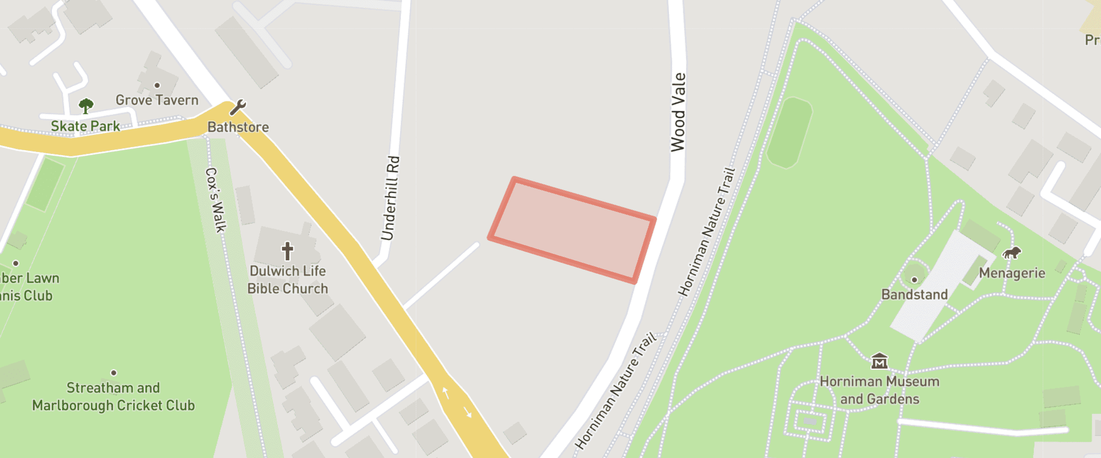 Community Forum - 17-19 Wood Vale Map - Commonplace