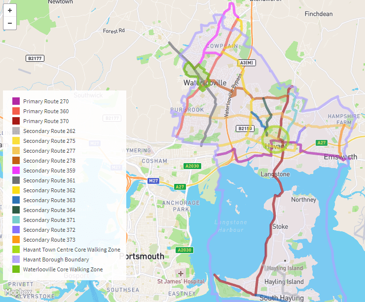 Community Forum - Havant LCWIP Map - Commonplace