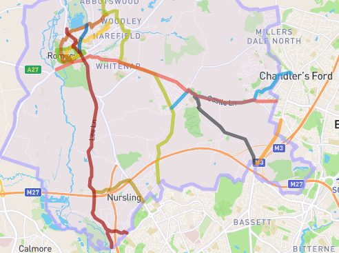 Community Forum - Southern Test Valley LCWIP Map - Commonplace