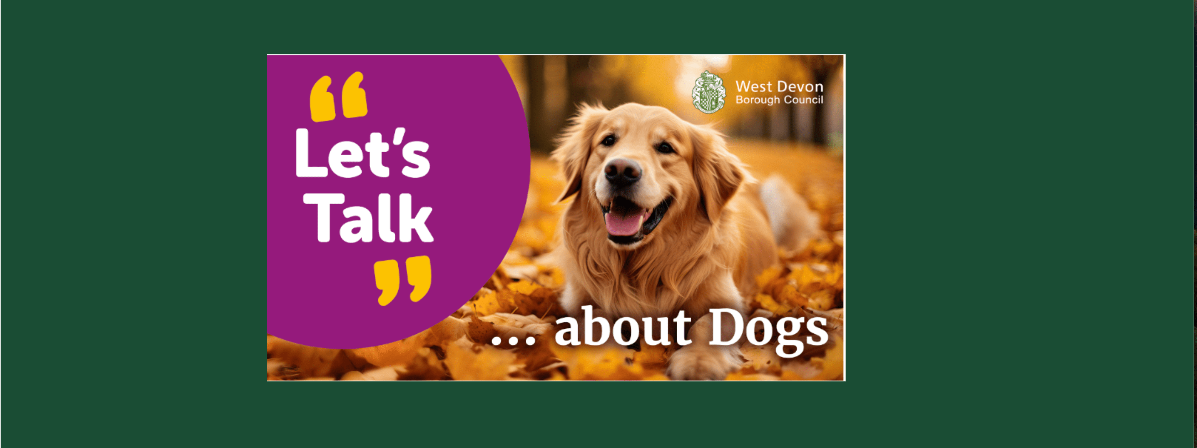 Keep in Touch with Latest News - WDBC Public Space Protection Orders ...