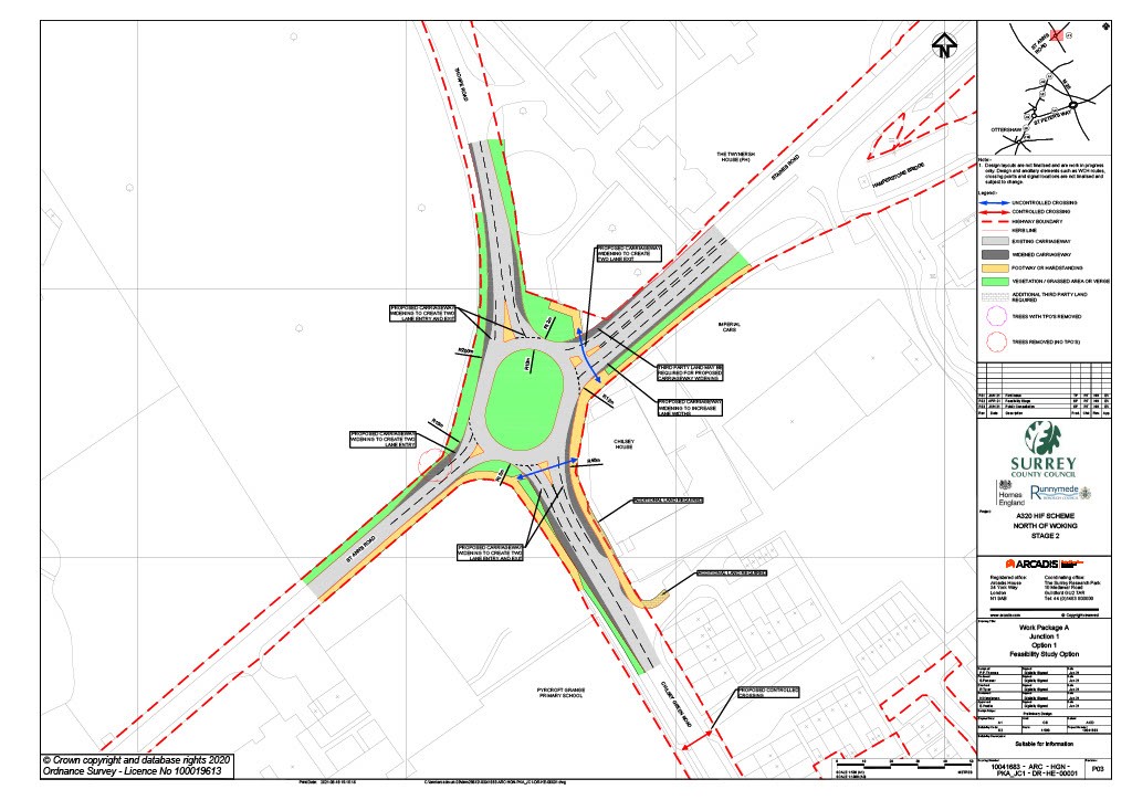 A320 North of Woking Improvements | Commonplace