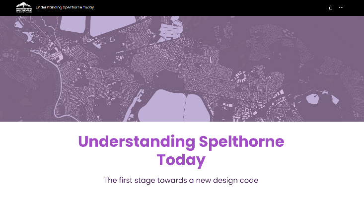 Keep in Touch with Latest News - Spelthorne Design Code - Commonplace