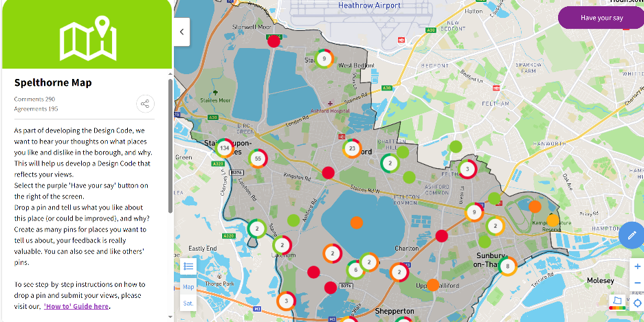 Keep in Touch with Latest News - Spelthorne Design Code - Commonplace