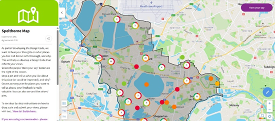 Keep in Touch with Latest News - Spelthorne Design Code - Commonplace