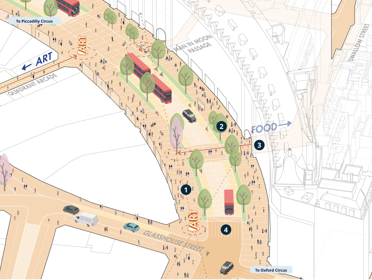 The Future of Regent Street, Haymarket and Piccadilly Circus Public ...
