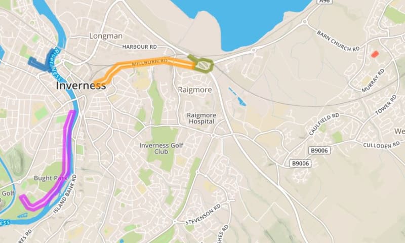 Inverness Active Travel Map | Commonplace
