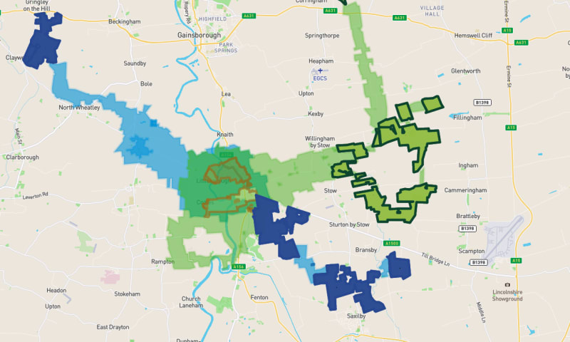 Cottam and West Burton Solar Projects Map | Commonplace