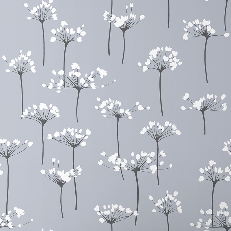Dandelion Pattern Wallpaper Dandelion Flowers Wallpaper | Custom Color