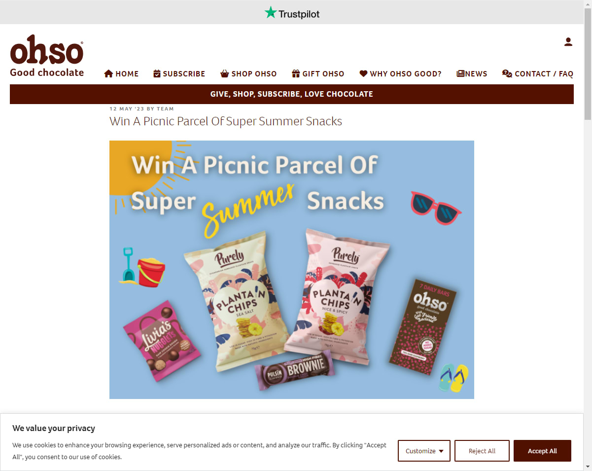 Win Food Hampers, Wine and Snacks | Competitions Time