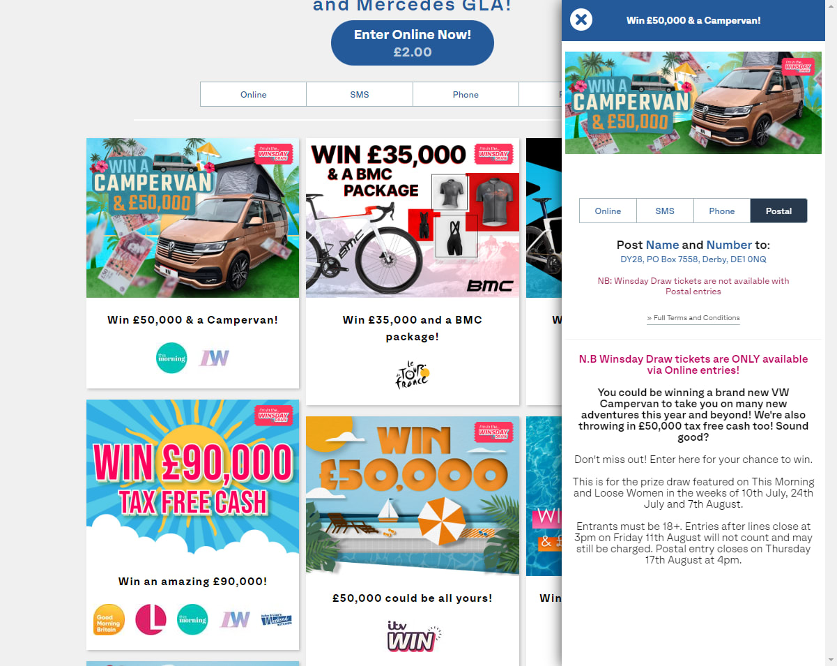 TV Competitions: ITV.com & Channel 5 | Competitions Time