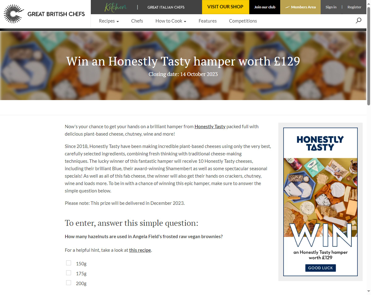 Win Food Hampers, Wine and Snacks | Competitions Time