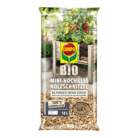COMPO BIO Mini-Hochbeet Holzschnitzel