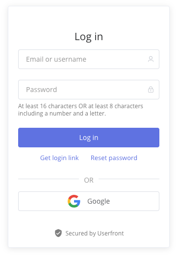Github Userfrontreact Example Example For Using React With Userfront 1734