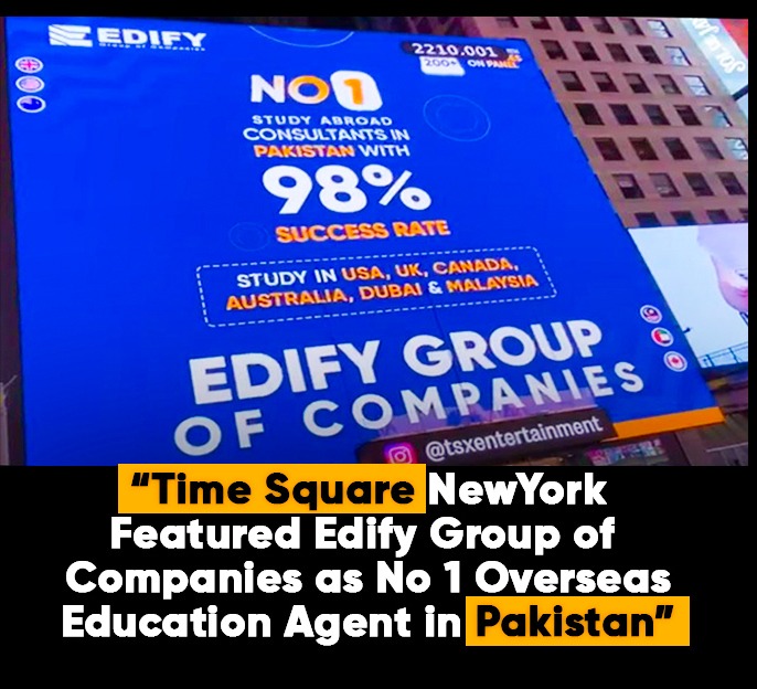 Edify Group of Companies Honored as Pakistan's Premier Study Abroad Consultant, Showcased at New ...