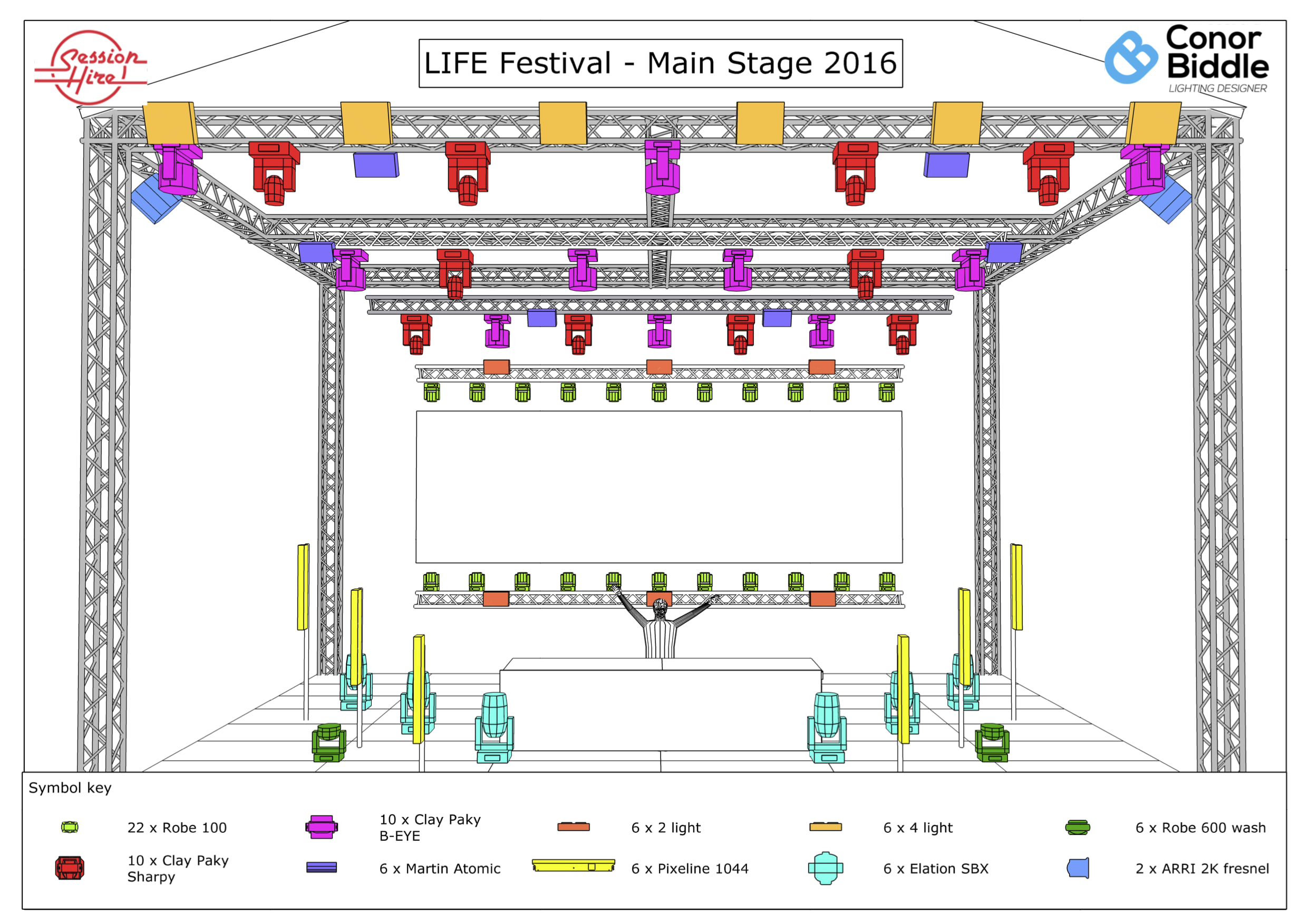 Design & Pre-Visualisation Portfolio | Conor Biddle Lighting Design