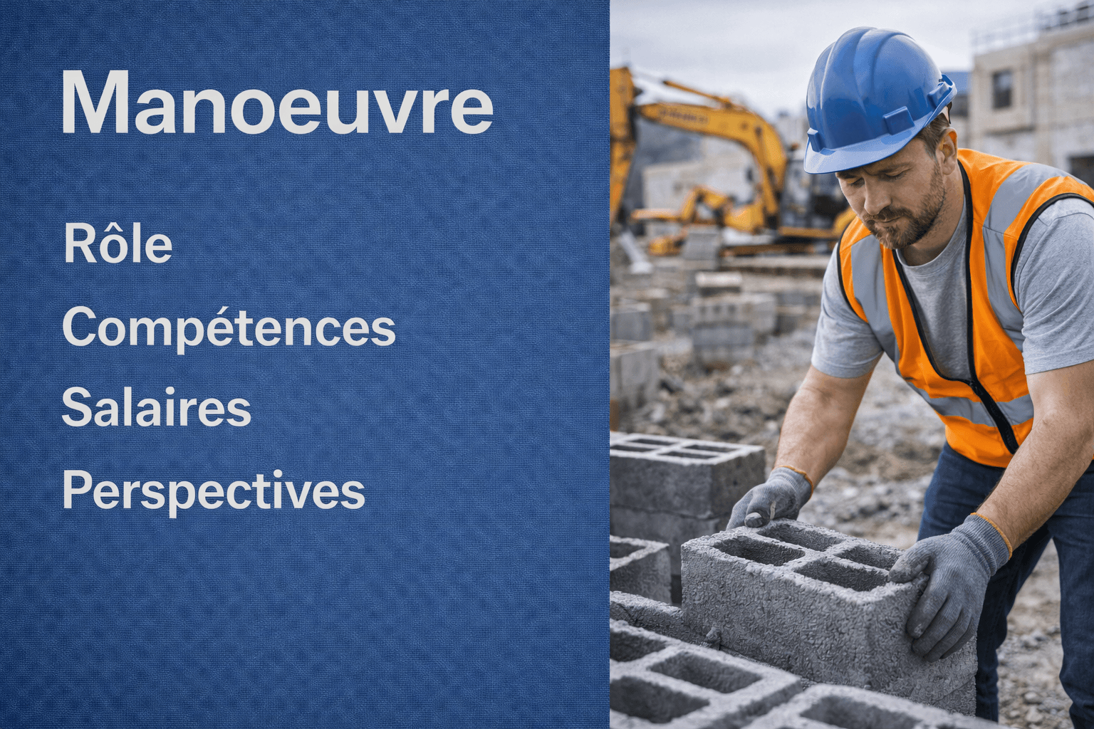 Manœuvre construction Québec: tâches, formation et salaire