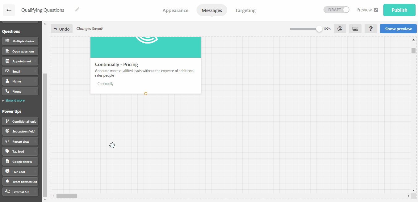 How to notify team members when a user reaches a certain point in conversation - Continually ...