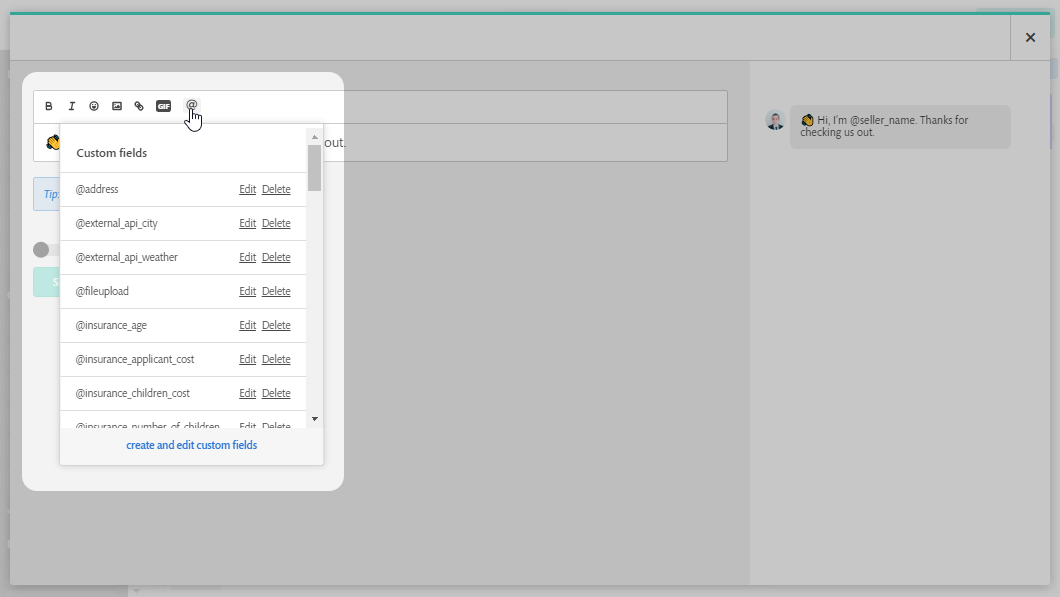How to use custom fields to make your bots more personal - Continually Knowledge Base