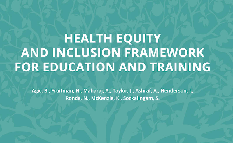 A New Framework for Equity in Health Education – CPD University of Toronto