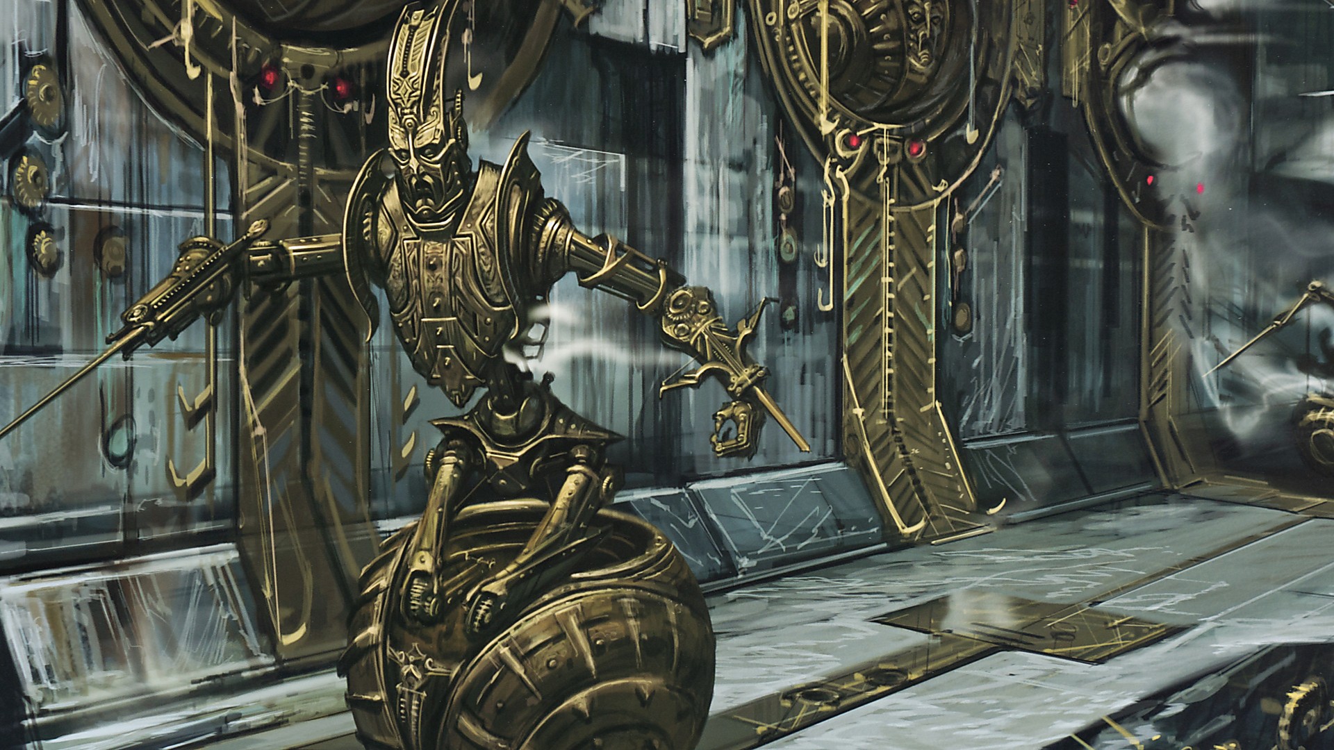 Artwork Dwemer Ruins | Skyrim | Bethesda Softworks | Cook and Becker