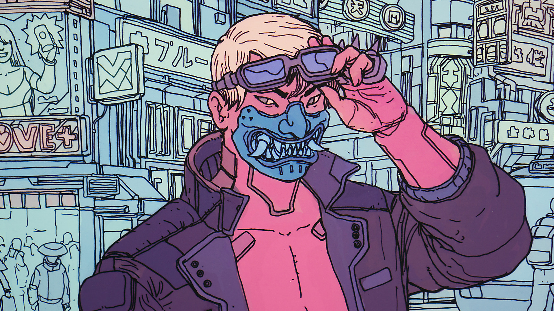 Artwork Tyger Claws | Cyberpunk 2077 | CD Projekt Red | Cook and Becker
