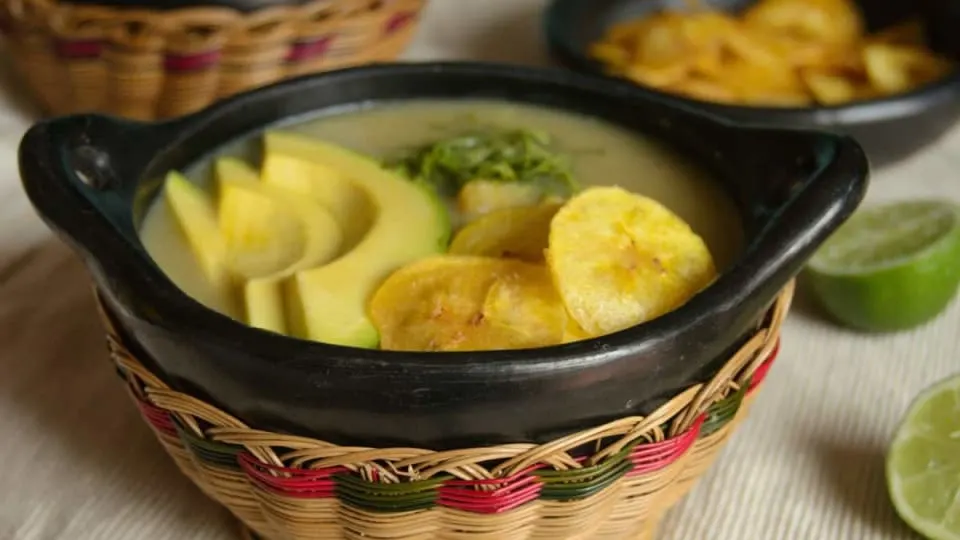 Green Plantain Soup (Sopa de Plátano Verde) with Plantain Chips Recipe ...