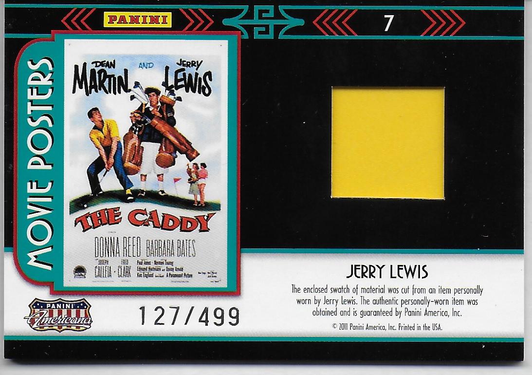 2011 Panini Americana Matinee Legends Movie Poster Material Screen Gems ...
