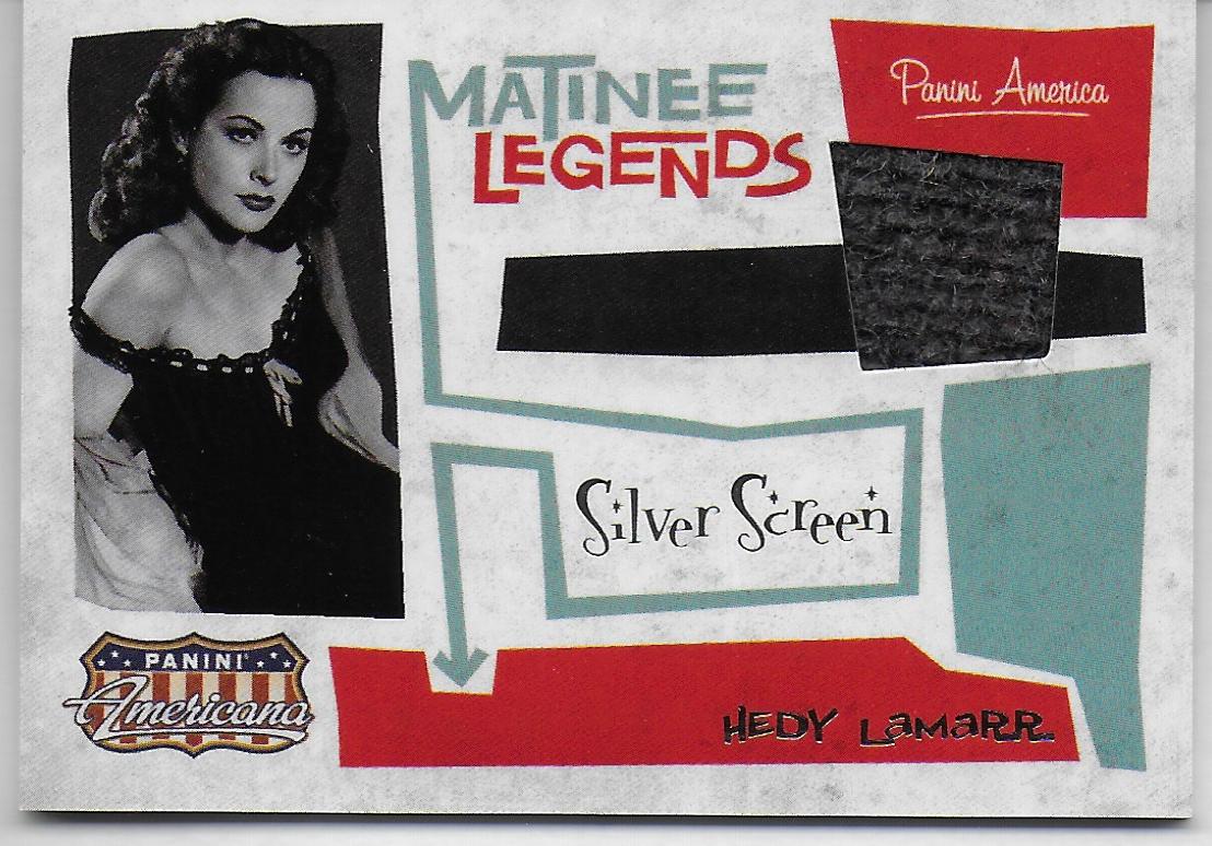 2011 Panini Americana Matinee Legends Movie Poster Material Screen Gems ...