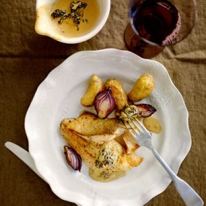 Hel röding med citron- och dillsås | Recept - Coop