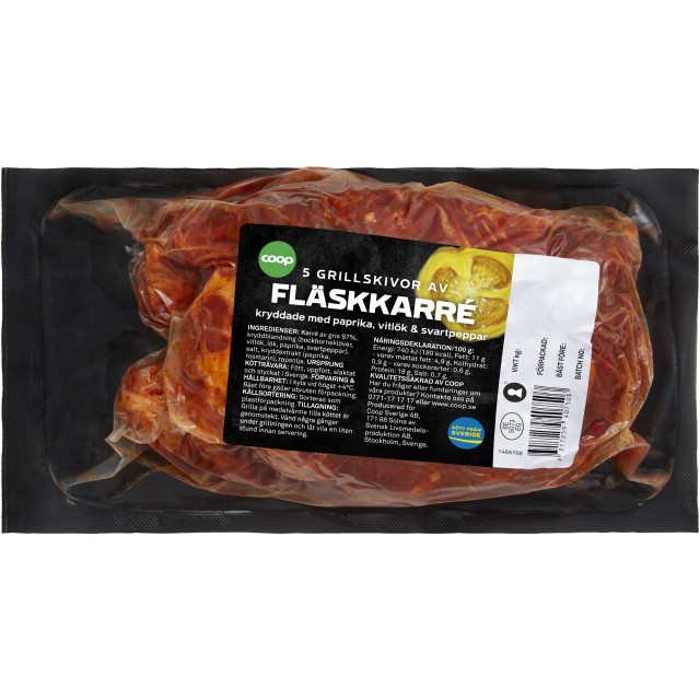 Grillskiva Av Karré Coop, 600g | Nätmat